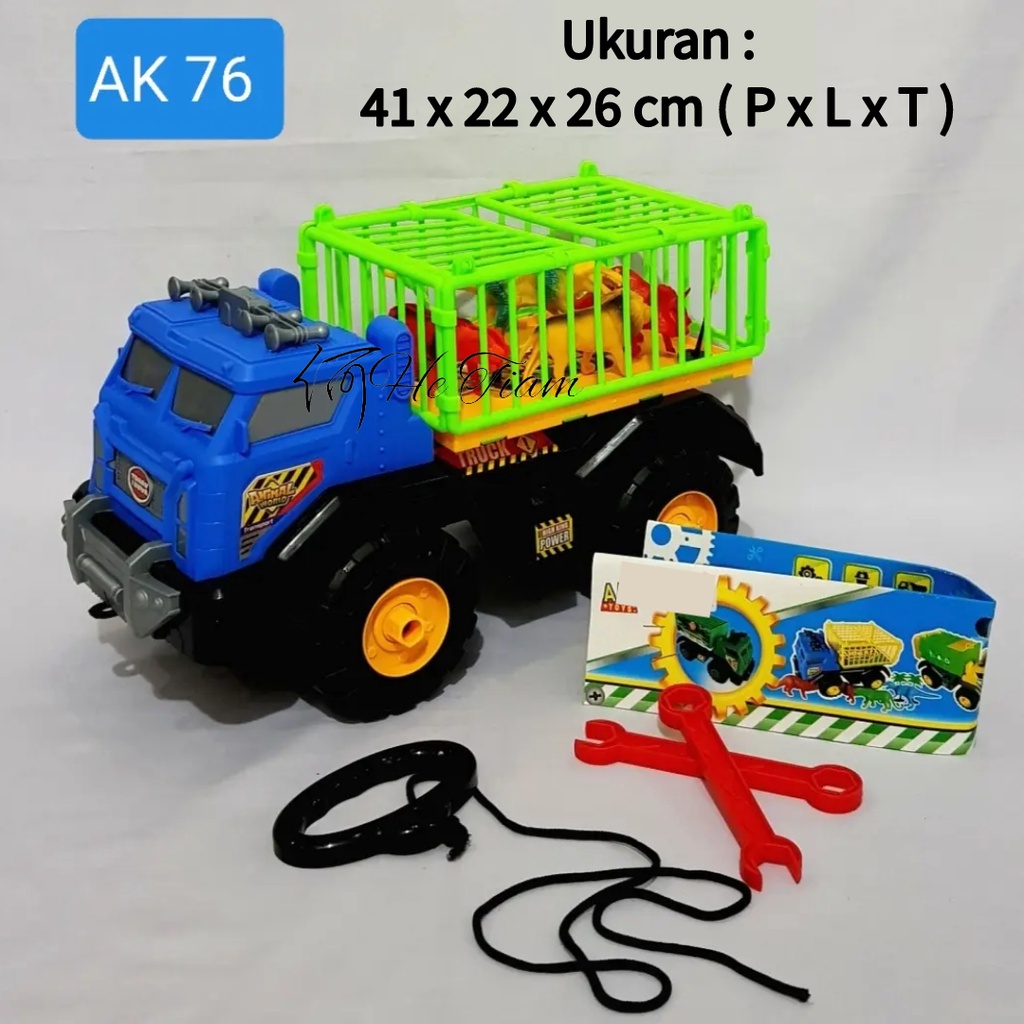 Jual Mainan Truck Hewan Besar AK76 Truck Animal Mainan Mobil Truck ...