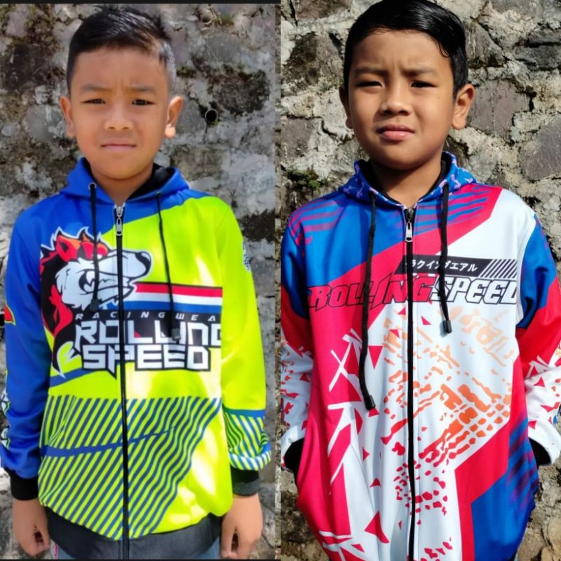 Jual Jaket Racing Rolling Speed Anak Usia 7 sampai 12 Tahun | Shopee ...