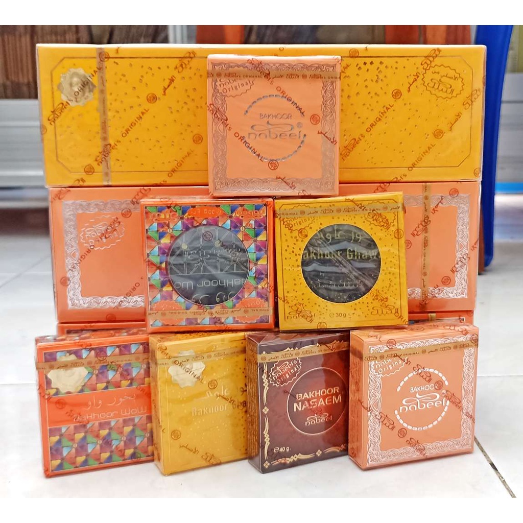 Jual Nabeel Buhur Bakhour Nabeel Dupa Arab Nasaem Black Alghawi Orange ...