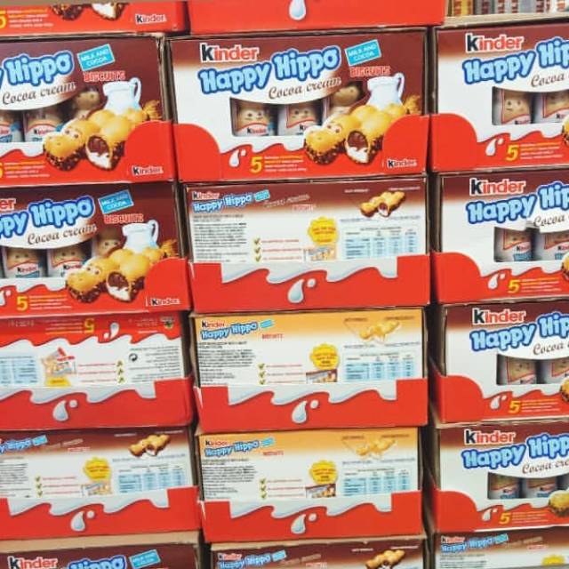 Jual PO kinder joy HAPPY HIPPO Snack import singapore | Shopee Indonesia