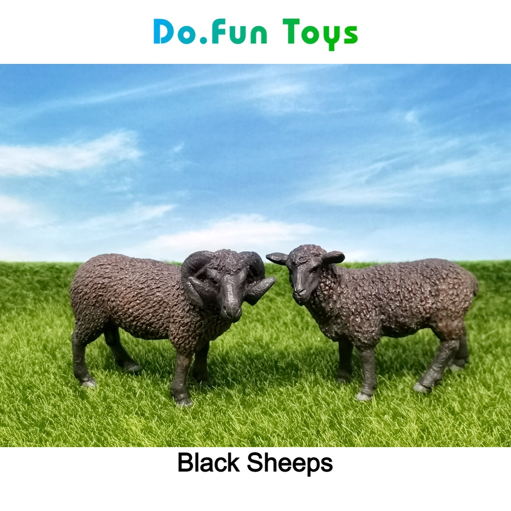 Jual Animal Figurine | BLACK SHEEP / Mainan Miniatur Domba Hitam ...