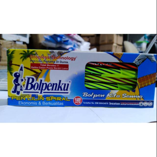 Jual Pulpen bolpenku 1pack (pen lilin spiral) | Shopee Indonesia
