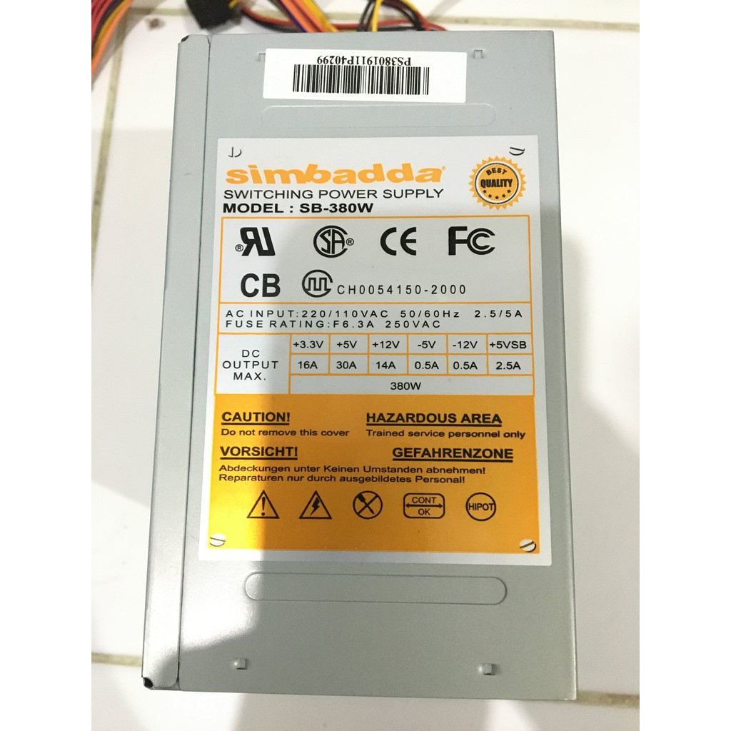 Jual Power Supply PSU Simbadda 380W | Shopee Indonesia