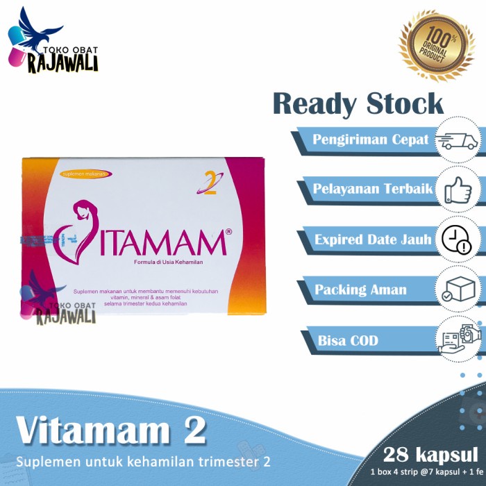 Jual Ibu Hamil - Vitamam 2 Vitamin Ibu Hamil Perbox ( 30 Kapsul ...