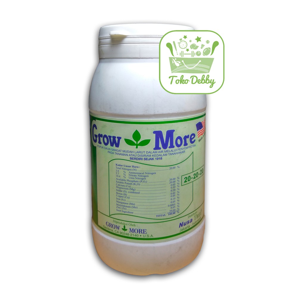Jual Pupuk NPK Growmore Seimbang 20-20-20 [454gr] | Shopee Indonesia