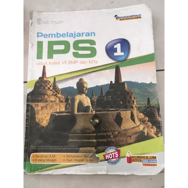 Jual Buku IPS kelas 7 SMP platinum kurikulum 2013 revisi 2019. (second ...