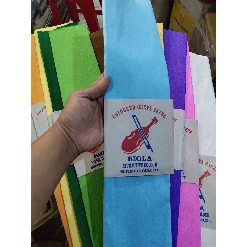 Jual Kertas Krep biola (60x120cm) 1pcs | Shopee Indonesia
