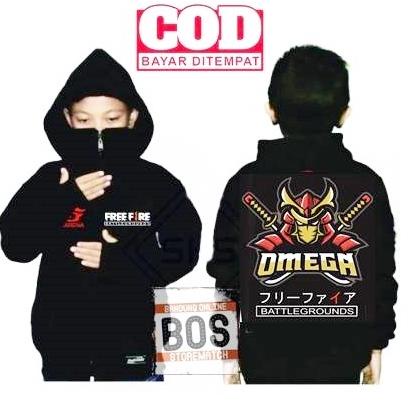 Jual Jaket Ninja Freefire Anak Usia 8-12 Tahun Hoodie Masker Anak ...