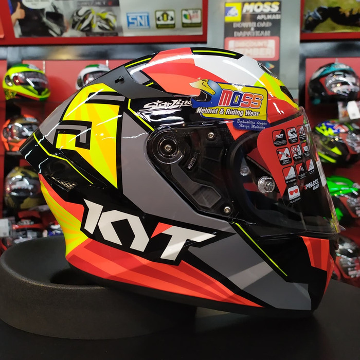 Jual Helm KYT TT Course Flux ( Jamue Masia 2019 ) | Fullface | Original | Shopee Indonesia