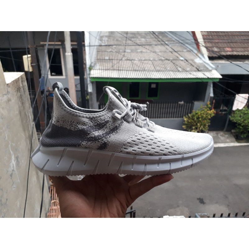 Jual Paulmay Sepatu Sneakers Pria Tokyo Series - Grey | Shopee Indonesia
