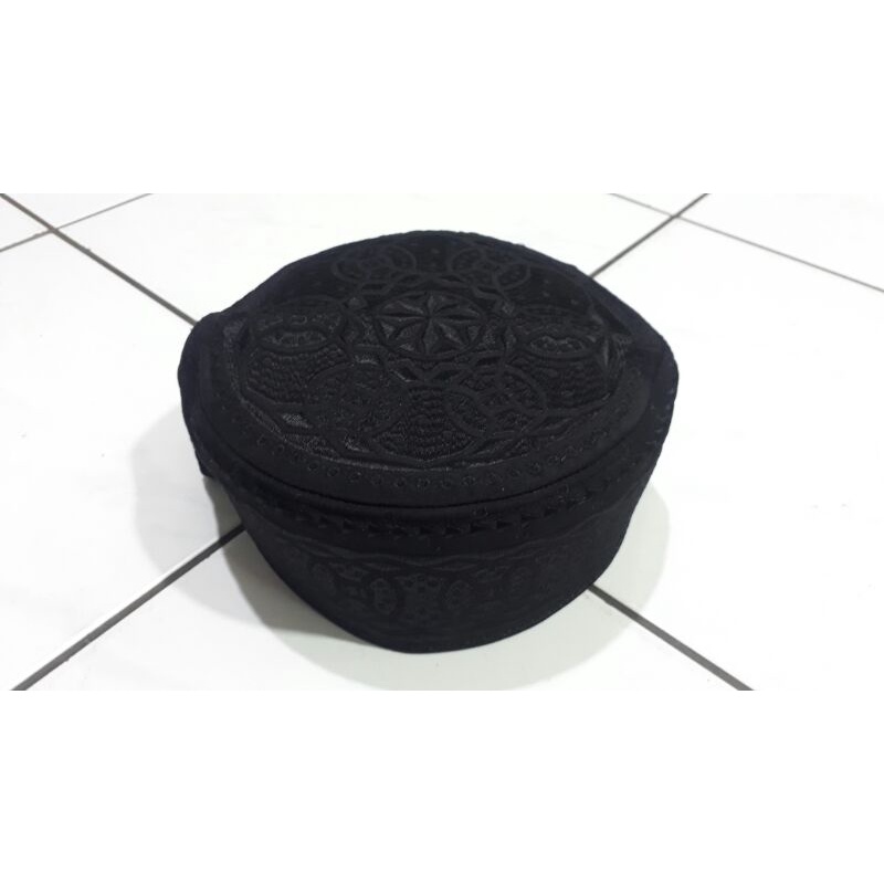 Jual Kopyah bulat hitam putih pria dewasa | Shopee Indonesia
