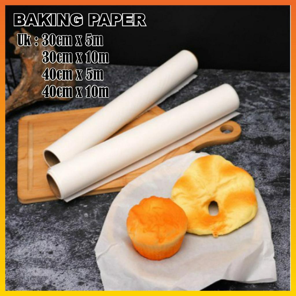 Jual Kertas Roti Baking Paper Non-Stick Kertas Roti Kue Anti Lengket ...