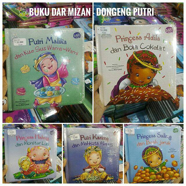 Jual Buku BBW DAR MIZAN Dongen Putri Malika, Karina Princess Adila ...