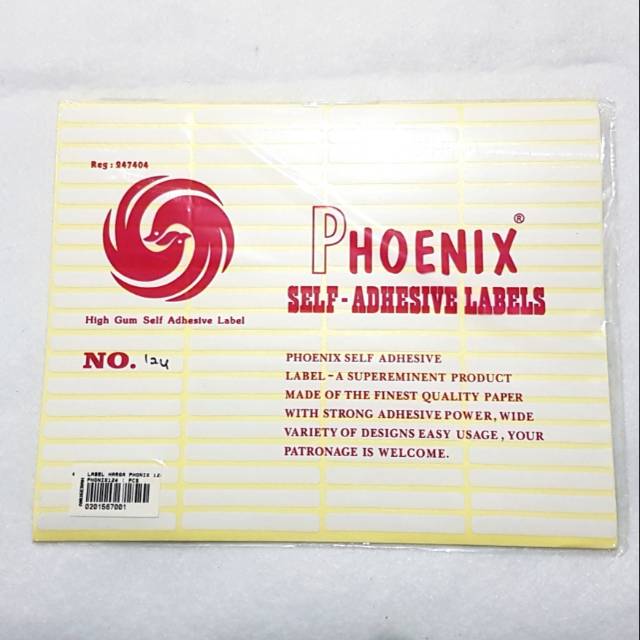 Jual Label Sticker Phoenix Berbagai Ukuran | Shopee Indonesia