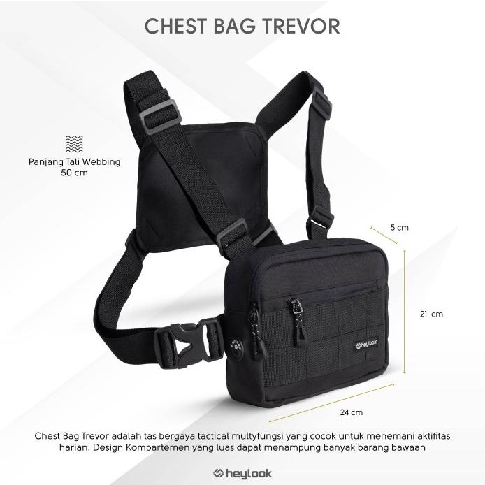 Jual chest bag trevor tas dada tactical rig bag outdoor heylook tp1 ...