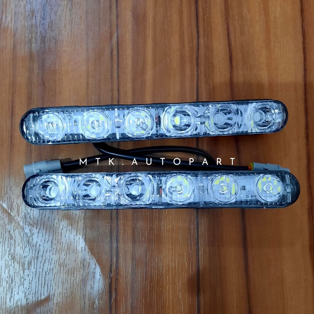 Jual Lampu DRL LED 6 Titik Isi 2 | Shopee Indonesia