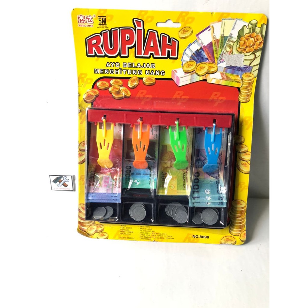 Jual MAINAN EDUKASI SIMULASI BELAJAR MATAUANG HITUNG UANG RUPIAH DAN ...
