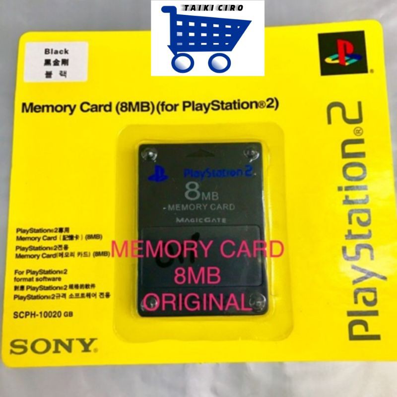 Jual MEMORY CARD PS2 original 8 mb asli penyimpanan PS 5 ps4 ps3 PS1 ...