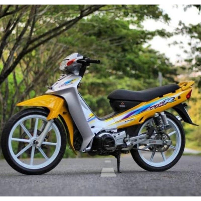 Jual cover body full halus yamaha fiz r limited edition kuning silver ...