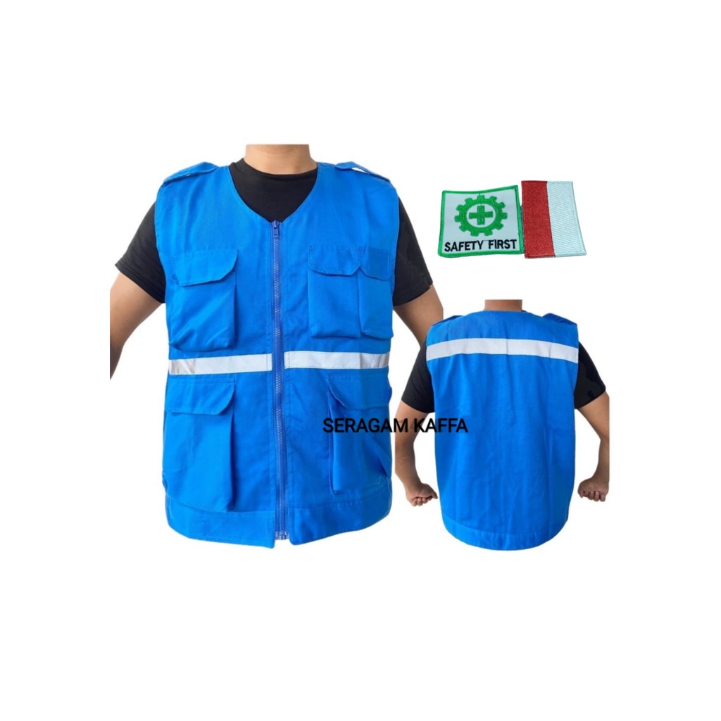 Jual Wearpack Rompi Premium katelpak Project lapangan rompi Logo rompi ...