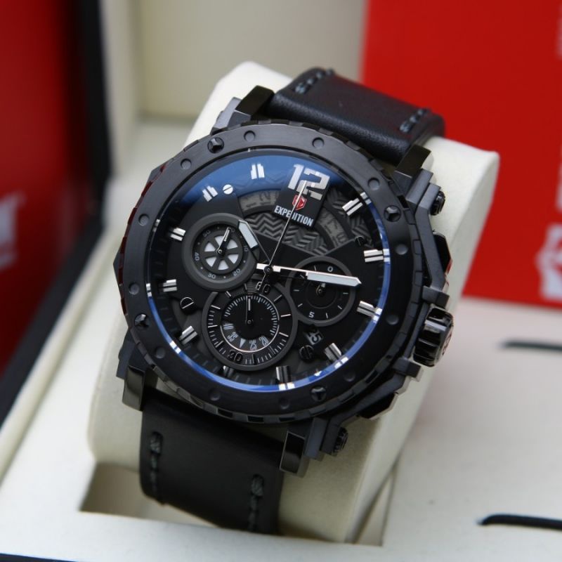 Jual Jam Tangan Expedition E6402M Leather Original | Shopee Indonesia