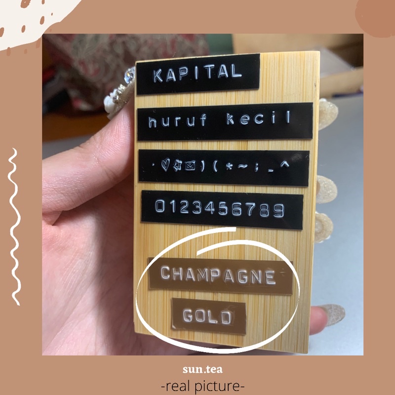 Jual CUSTOM LABEL STICKER NAMA EMBOSS TIMBUL 3D WATERPROOF (ANTI AIR ...