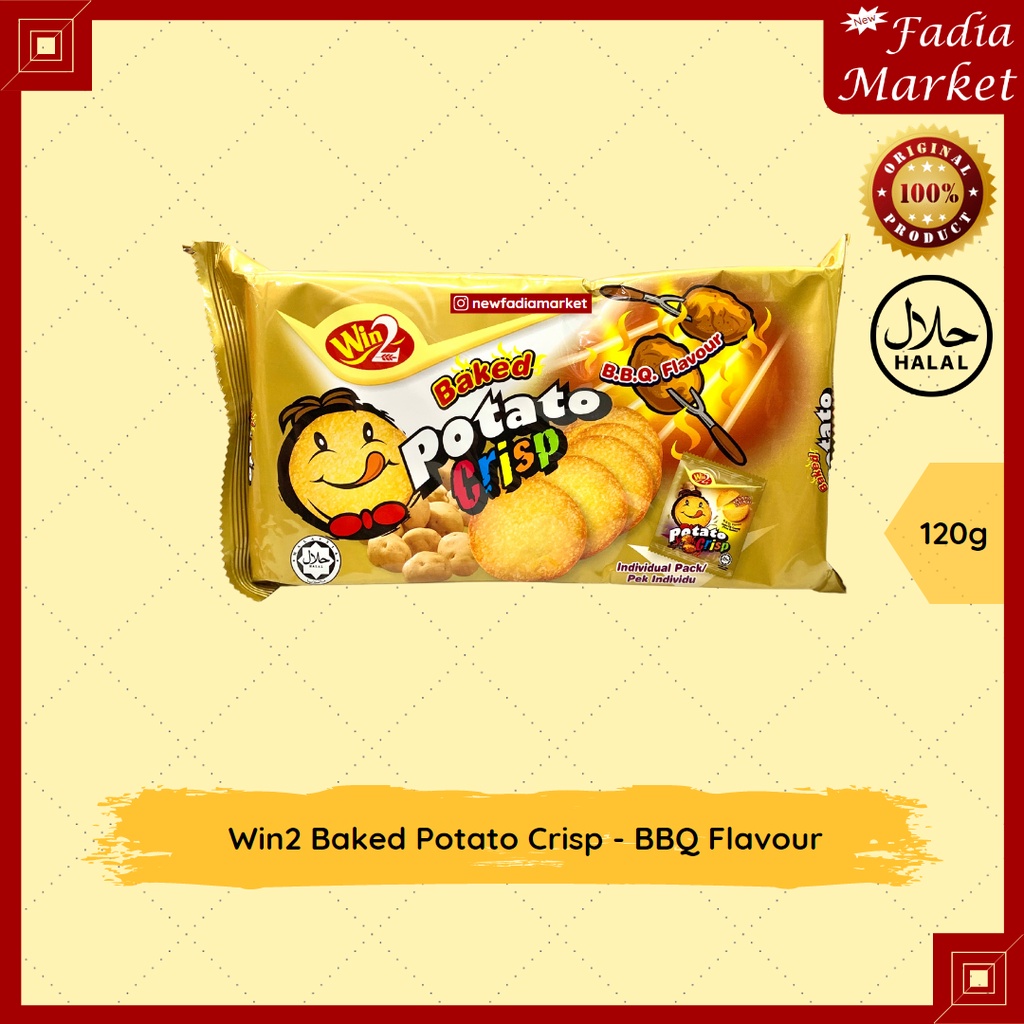 Jual Win2 Baked Potato Crisp - BBQ Flavour [120g] | Shopee Indonesia