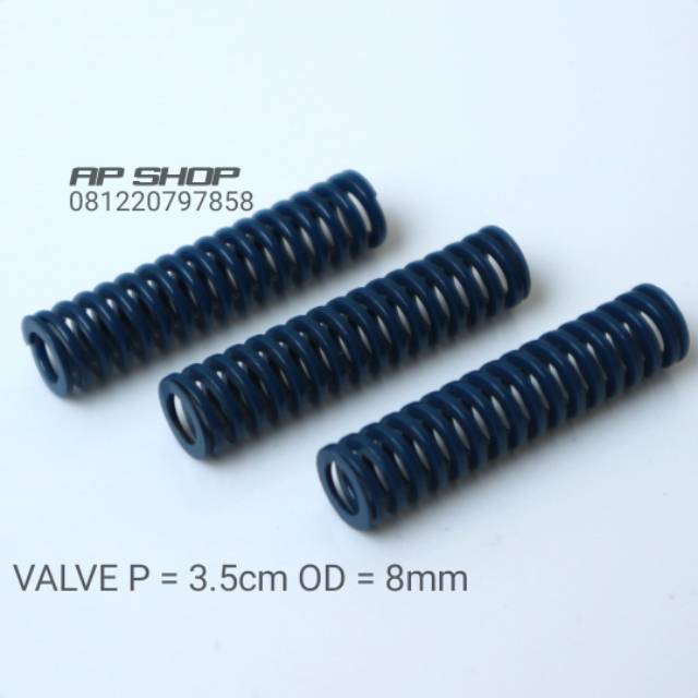 Jual Per Misumi Valve Biru Tua 3.5cm OD 8mm | Shopee Indonesia