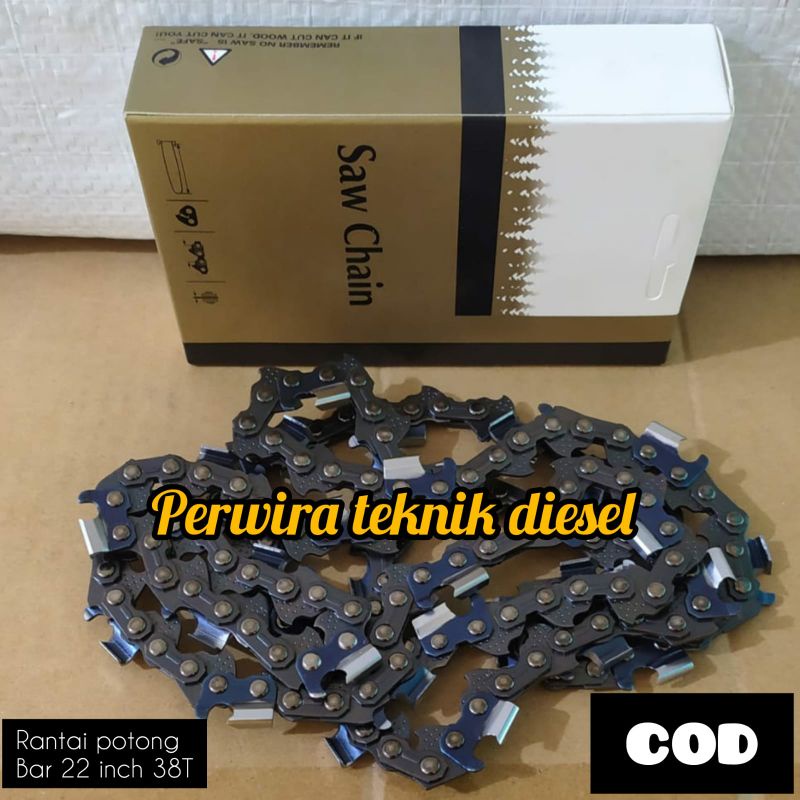 Jual Rantai 22 inch / rantai mesin gergaji 22 inch / rantai mesin senso bar 22 inch / rantai ...