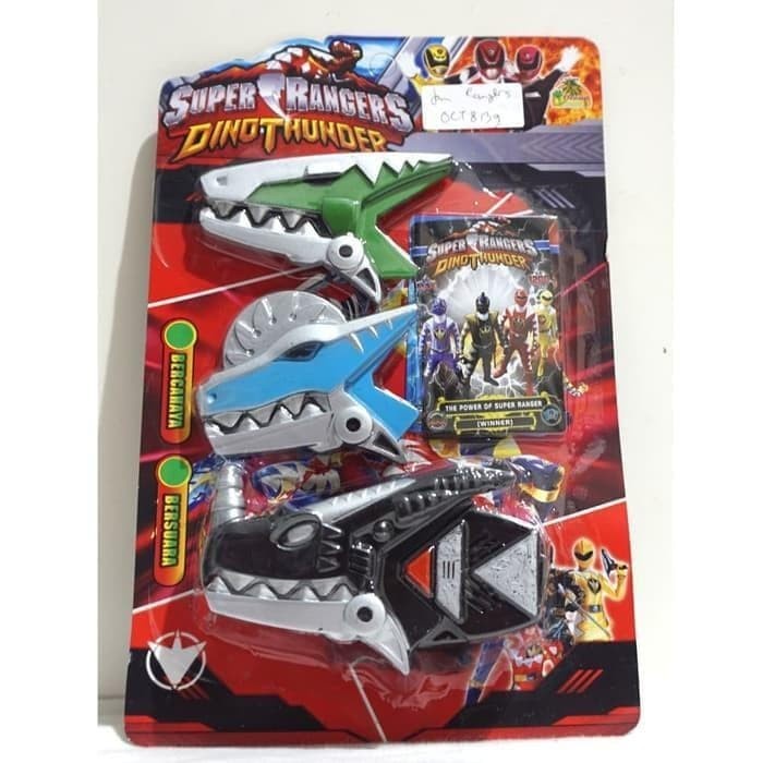 Jual Ge204G4R Mainan Anak Jam Tangan Power Ranger Dino Thunder Changer ...