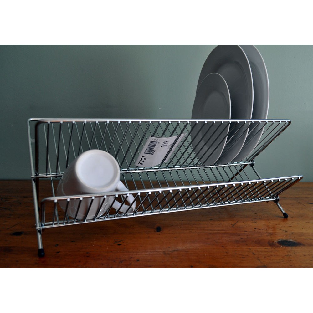 Jual Rak pengering piring besi minimalis bisa dilipat 48x29x23cm WMO ...