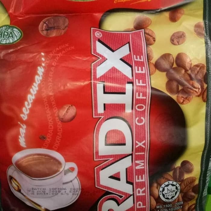 Jual RADIX PREMIX COFFE KOPI PRACAMPURA MAI SECAWAN 32 SACHET HPA ...