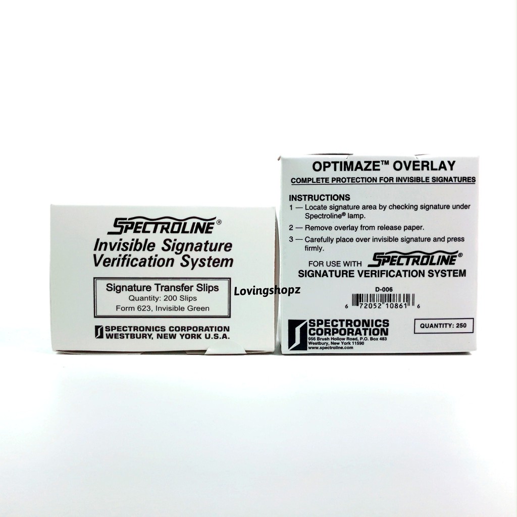 Jual Spectroline Overlay Signature per set | Shopee Indonesia
