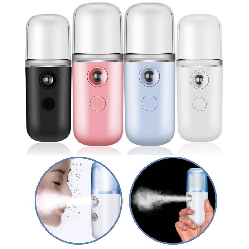 Jual Nano Spray Mini Portable USB Perawatan Wajah Mist Sprayer Pelembab | Shopee Indonesia