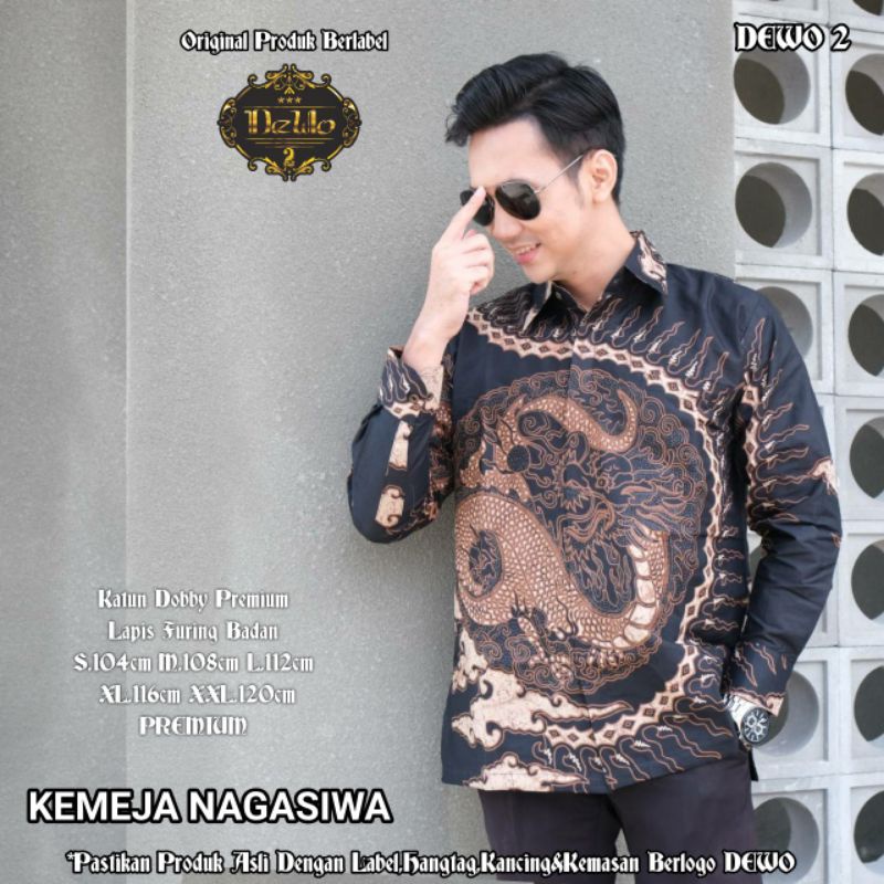 Jual Kemeja Batik By Dewo / Kemeja Batik Kantor / Kemeja Batik ...