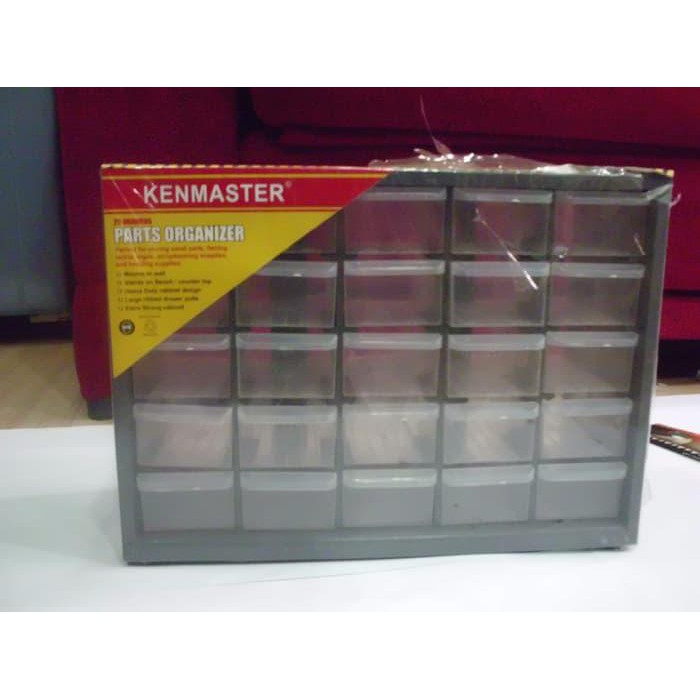 Jual RAK SERBAGUNA / RAK KOMPONEN 25 slot / KOTAK SPARE PART / RAK ...