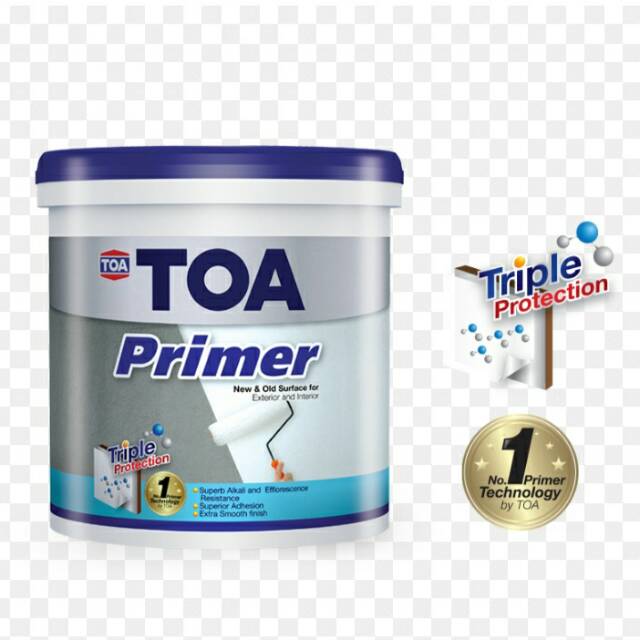 Jual CAT TOA EXTERIOR DAN INTERIOR TOA PRIMER 2,5 LITER | Shopee Indonesia