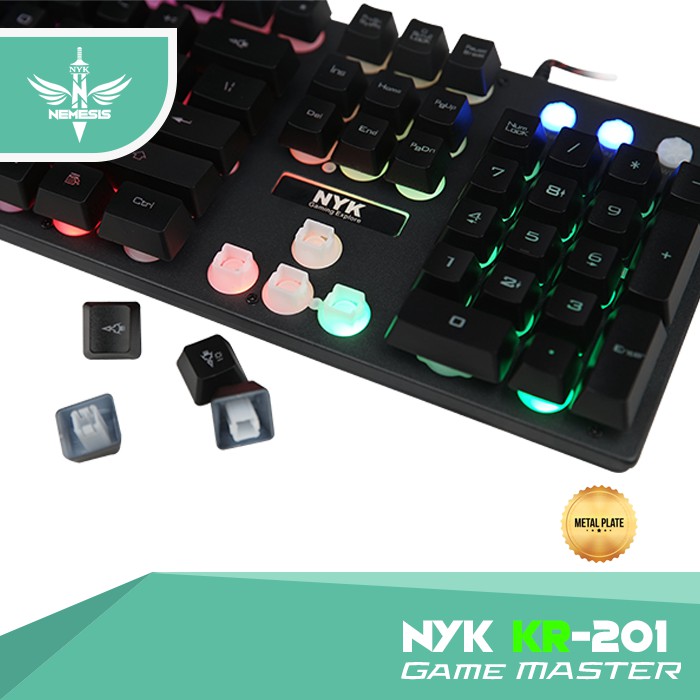 Jual NYK Nemesis Keyboard Gaming KR-201 Game Master | Shopee Indonesia