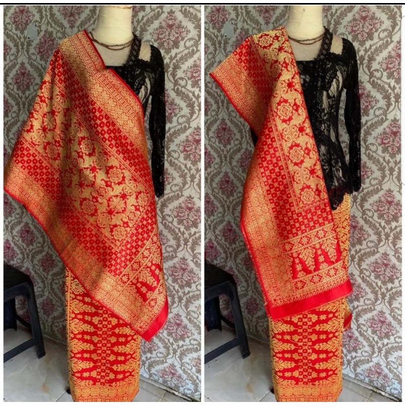 Jual PROMO SPECIAL PAKET PENGANTIN SONGKET KRISTAL SUTRA ALAM PREMIUM ...