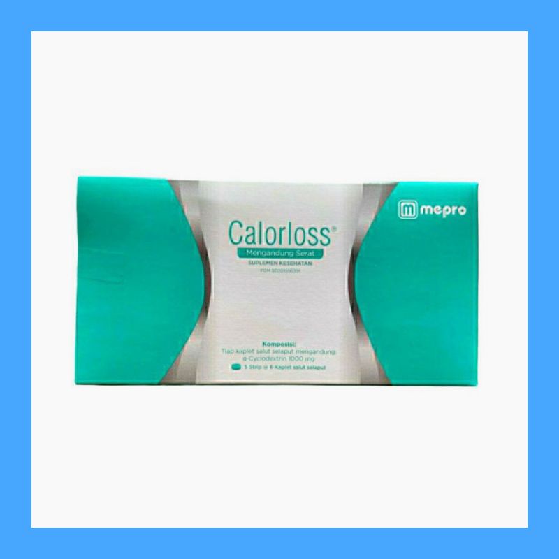 Jual Calorloss Box Isi 30 Tablet Obat Pelangsing Diet | Shopee Indonesia