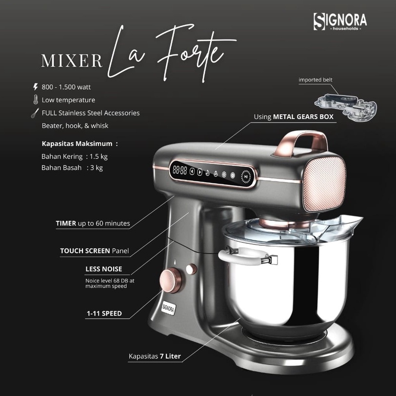 Jual MIXER LA FORTE SIGNORA (KHUSUS GRAB/GOJEK) | Shopee Indonesia