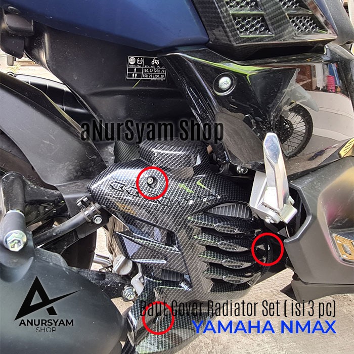 Jual Baut Tutup Radiator NMAX Isi 3 Pcs / Baut Cover Radiator NMAX LEXI ...