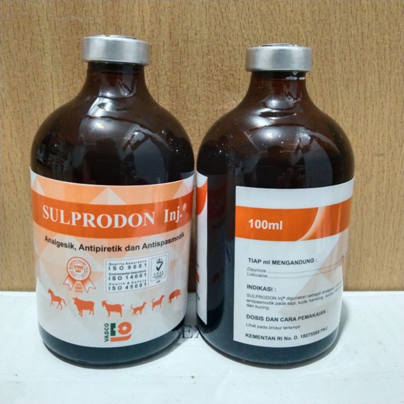 Jual sulprodon 100ml (analgesik, antipiretik, dan antispasmodik ...