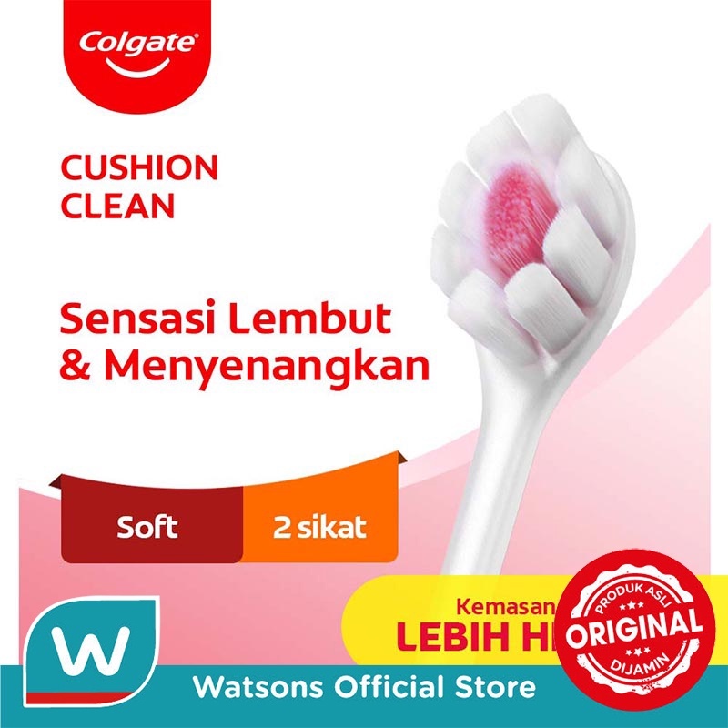 Jual Colgate Toothbrush Cushion Clean 2's | Shopee Indonesia