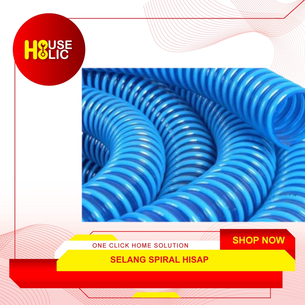 Jual Selang Spiral / Selang Sedot Air 2" 3" 4" Selang Hisap Spring Hose ...