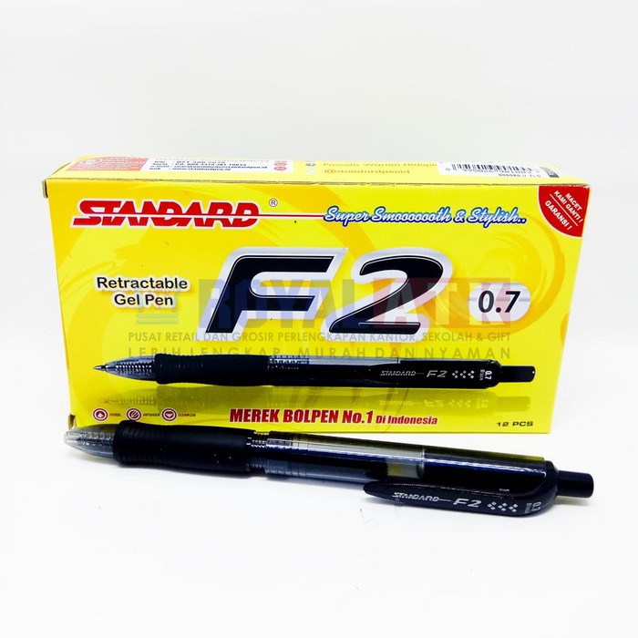 Jual OFFICE & STATIONERY ALAT TULIS PULPEN PEN GELL STANDART F2 ( ISI ...