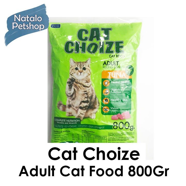 Jual Cat Choize Adult Tuna Cat Food 800Gram/Makanan Kucing Halal/No ...