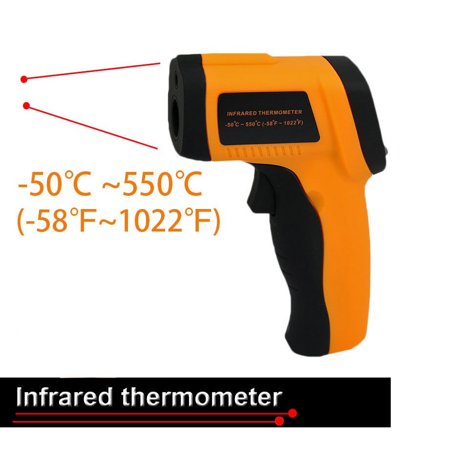 Jual Alat Ukur Suhu Teknologi Laser Infrared s/d 550 C,Akurat(Tanpa ...