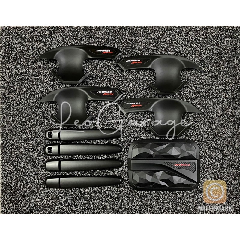 Jual GRAND ALL NEW AVANZA VELOZ 2019 2020 2021 PAKET MANGKOK OUTER HANDLE TANK COVER HITAM DOP ...
