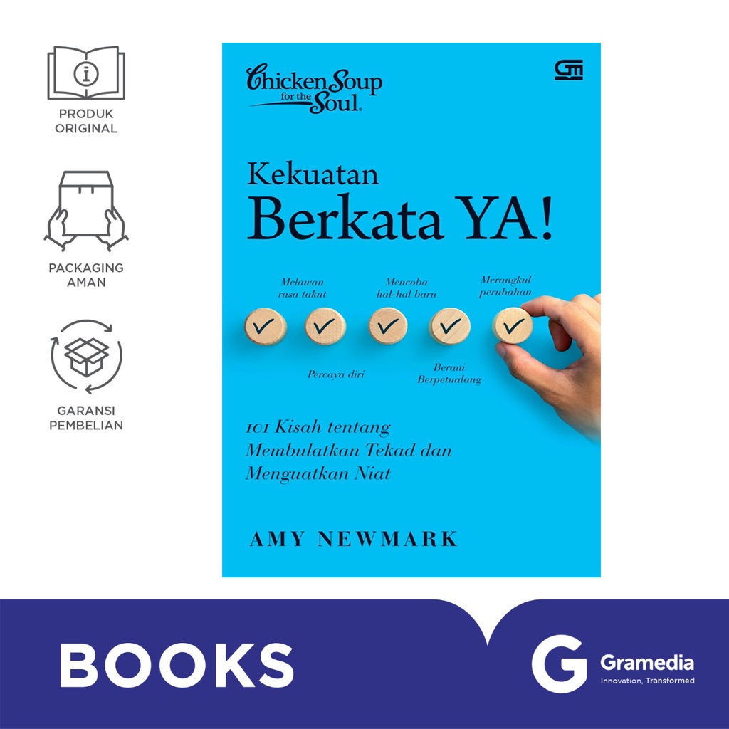 Jual Chicken Soup For The Soul: Kekuatan Berkata Ya (GM Baru ISBN LAMA) (Amy Newmark) | Shopee ...